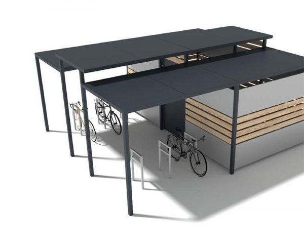 Abri à vélo végétalisé : la solution éco-responsable deux en un