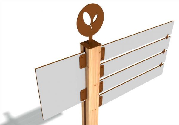 Mât directionnel WOODY - Polymobyl.com