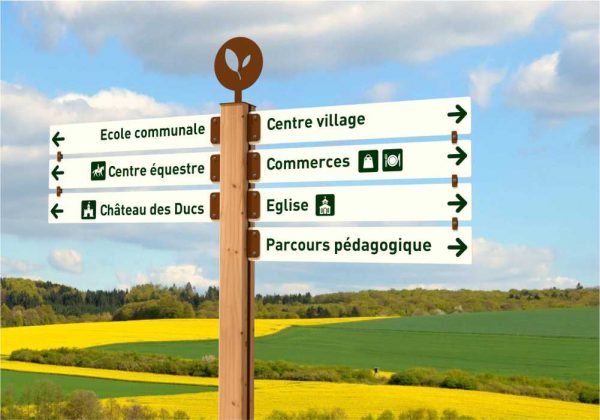 Mât directionnel WOODY - Polymobyl.com